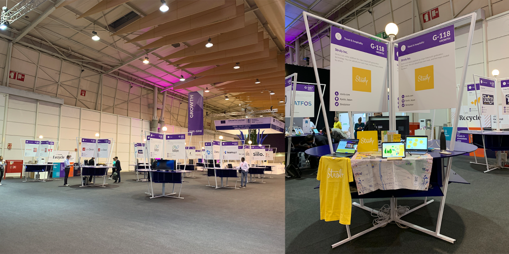 Booth exhibition at Web Summit 2019 #websummit | 株式会社Stroly - Share the ...